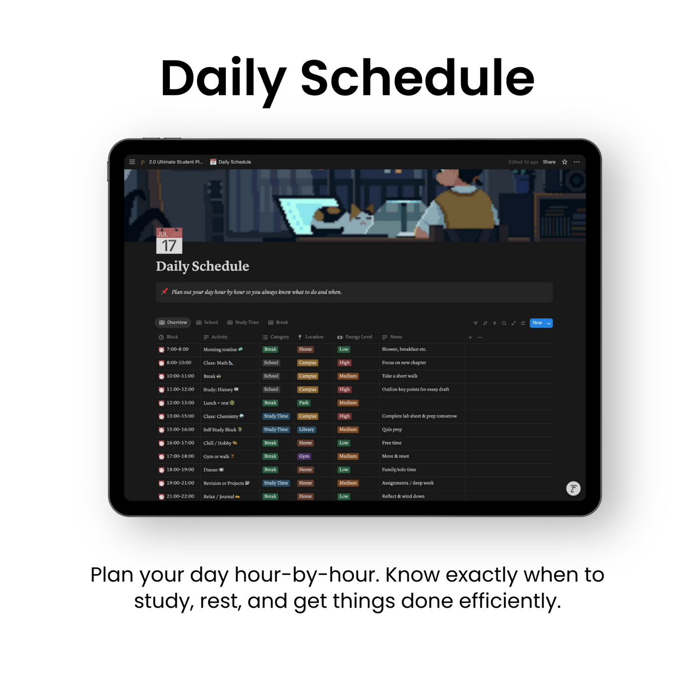 Ultimate Student Planner – Oliver Notion