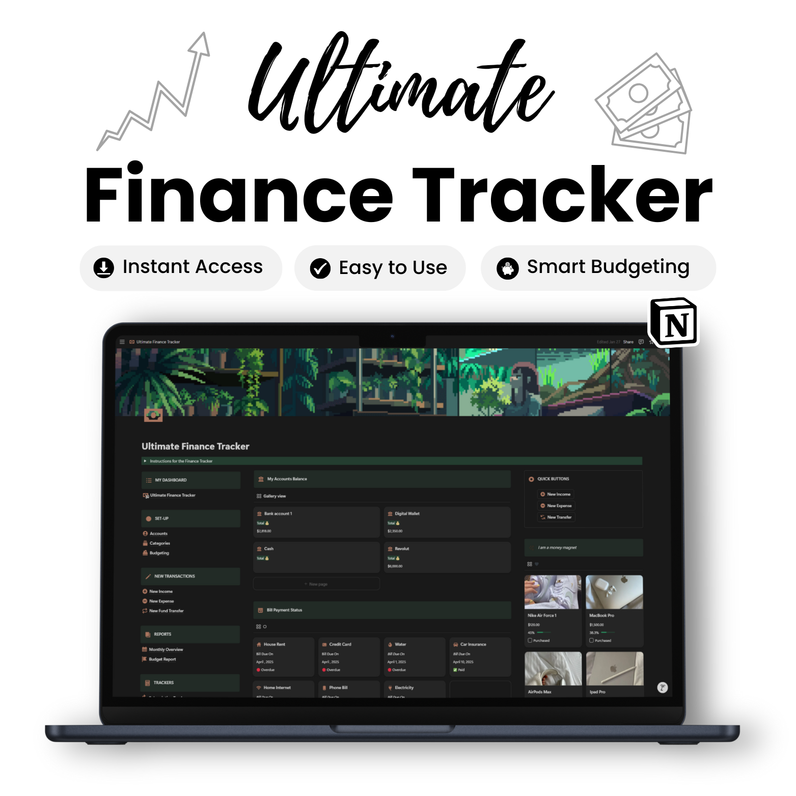 Ultimate Finance Tracker – Oliver Notion